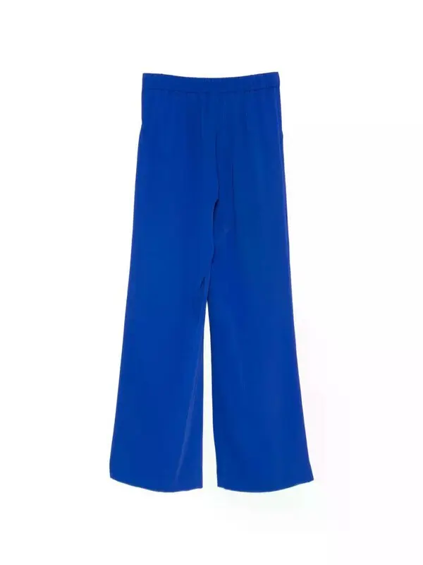 P.a.r.o.s.h Elasticated Palazzo Pants - Blue