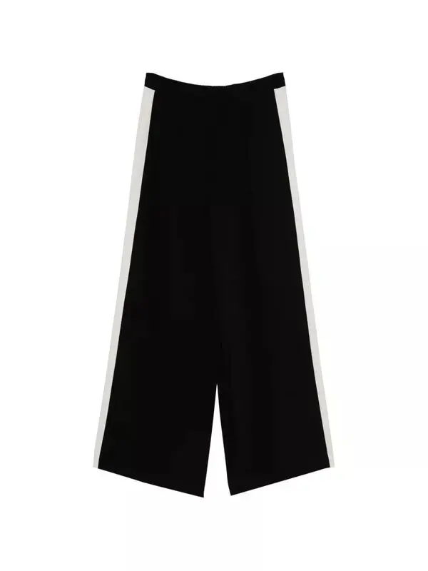 P.a.r.o.s.h Two-tone Palazzo Pants - Black