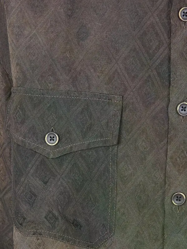 UMA WANG Buttoned Diamond Shirt