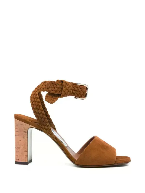 JIMMY CHOO Rori Suede Sandals - Brown