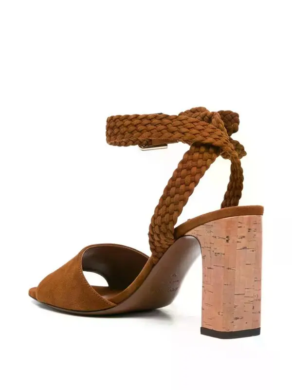 JIMMY CHOO Rori Suede Sandals - Brown