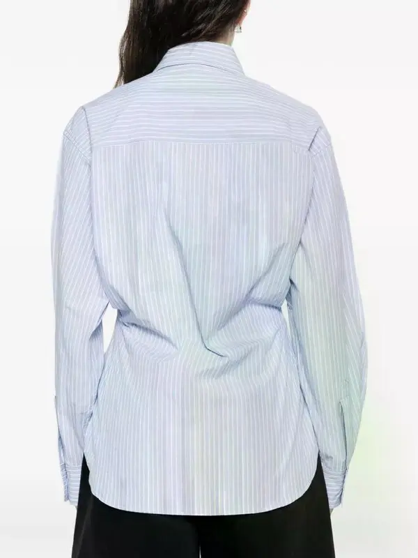 AGOLDE Striped Chest-pocket Shirt