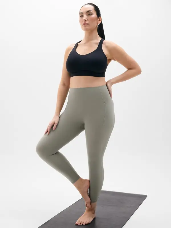 Athleta Salutation Stash Smooth Rise Legging - Willow