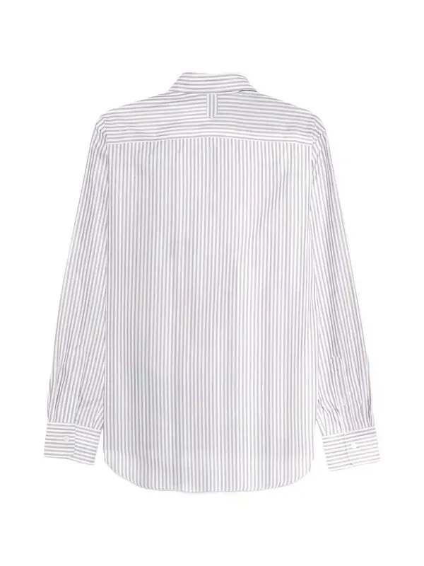 Canali Striped Shirt - Brown