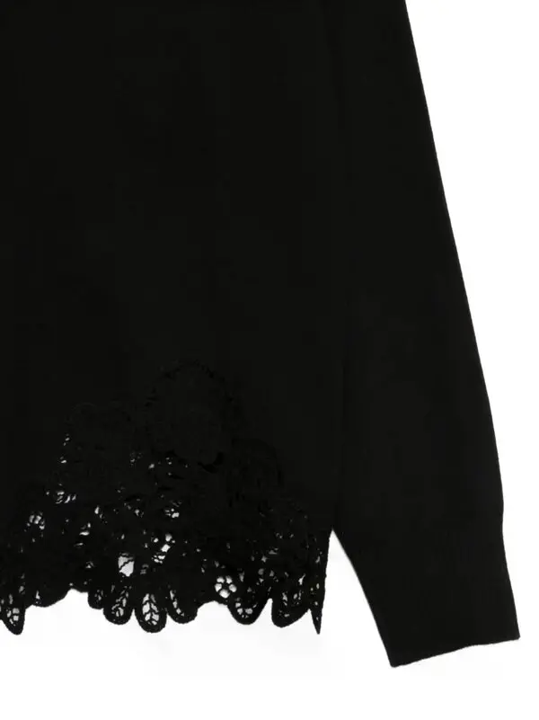 Zimmermann Luna Lace Trim Sweater