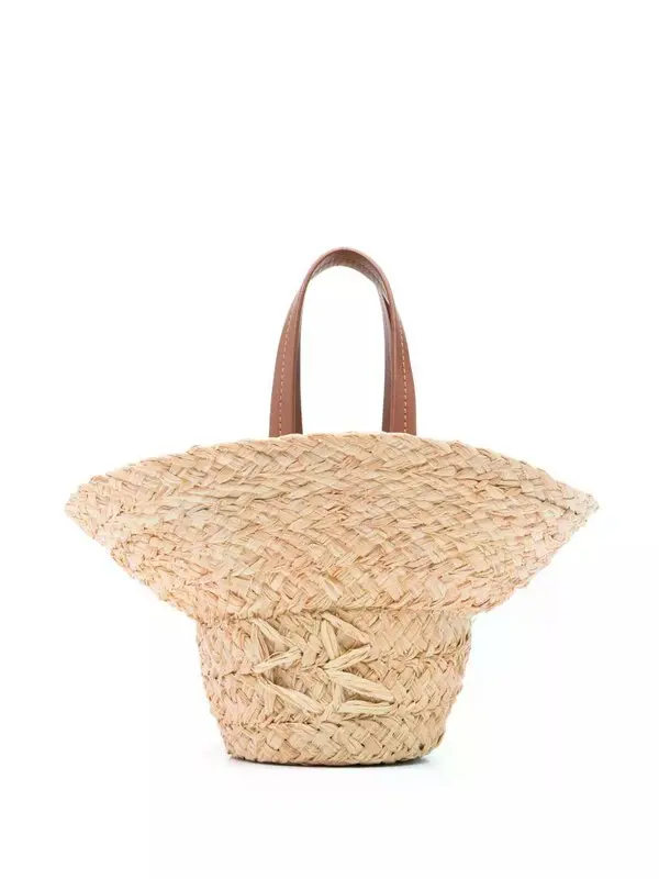 Ruslan Baginskiy Hat-shaped Straw Tote Bag
