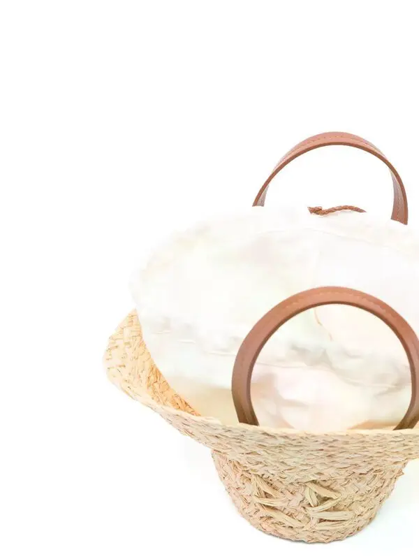 Ruslan Baginskiy Hat-shaped Straw Tote Bag