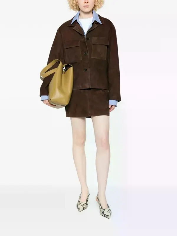 ARMA Melody Leather Mini Skirt