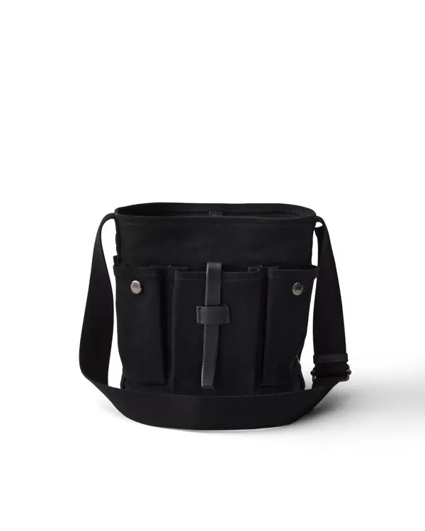 Prada Route Mini Bucket Bag - Black