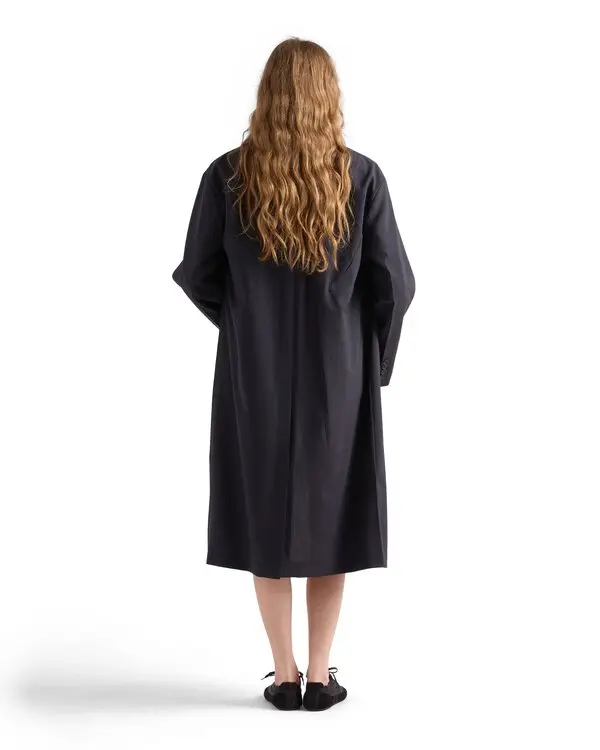 Prada Single-breasted Light Wool Coat
