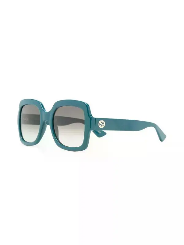 Gucci Oversized Square-frame Sunglasses - Blue