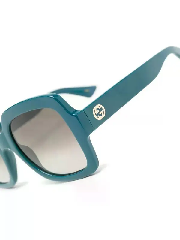 Gucci Oversized Square-frame Sunglasses - Blue