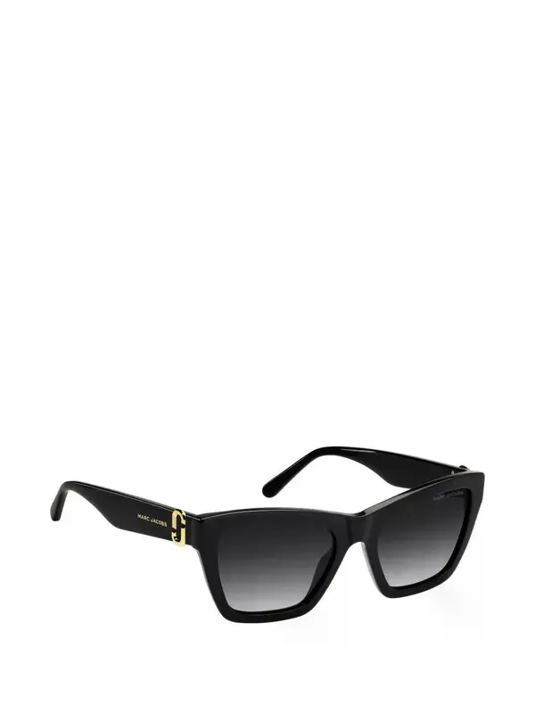 Marc Jacobs Logo Square Frame Sunglasses