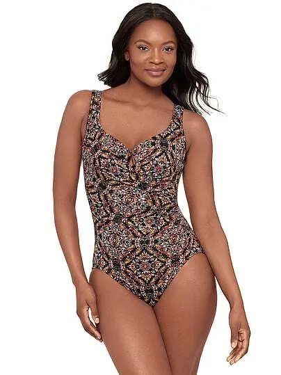 Victoria's Secret Miraclesuit Escape One-piece Swimsuit - Black