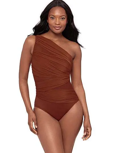 Victoria's Secret Miraclesuit Jena One-piece Swimsuit - Brown