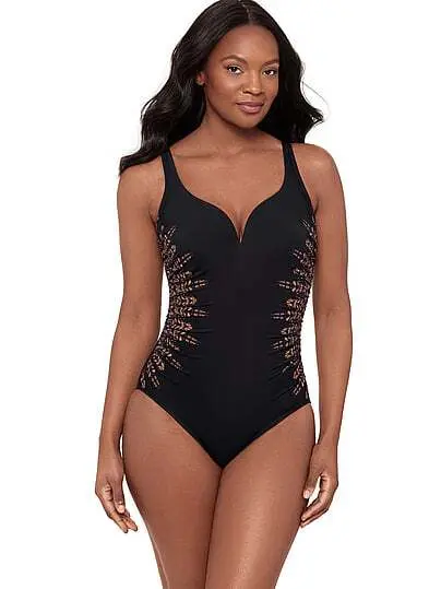 Victoria's Secret Miraclesuit Temptress One-piece Swimsuit - Black
