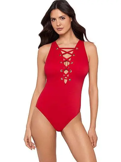 Victoria's Secret Steffi One-piece Swimsuit - Red