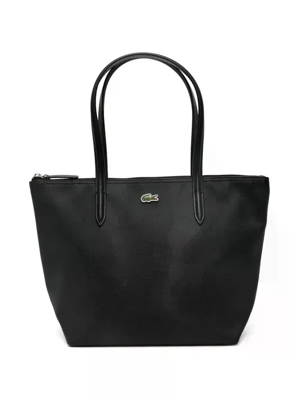 Lacoste Zipped Tote Bag - Black