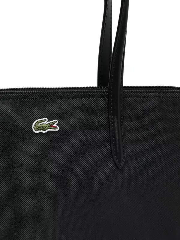 Lacoste Zipped Tote Bag - Black