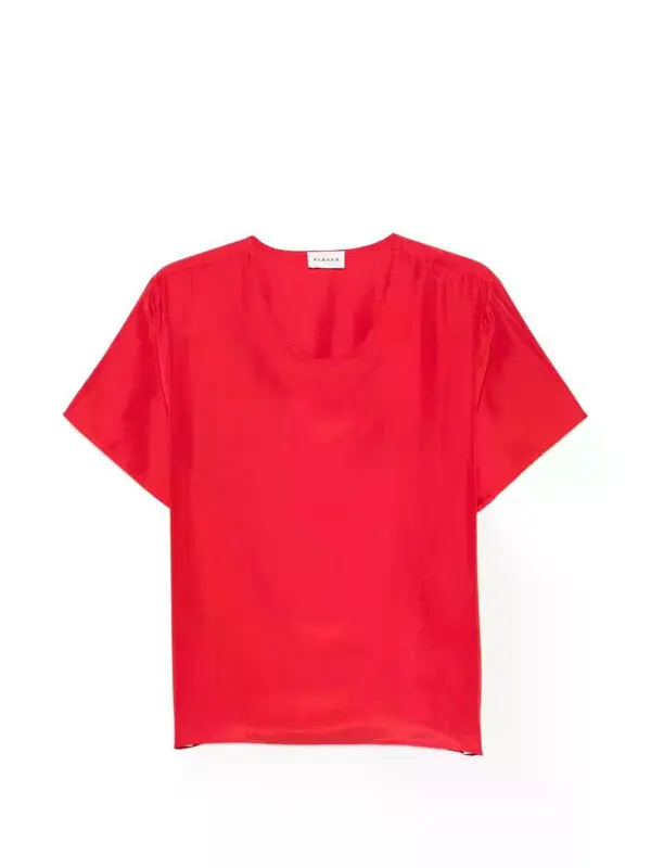 P.a.r.o.s.h Saxon Short-sleeve Blouse - Red