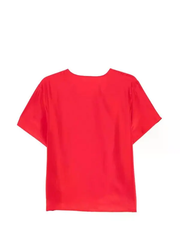 P.a.r.o.s.h Saxon Short-sleeve Blouse - Red