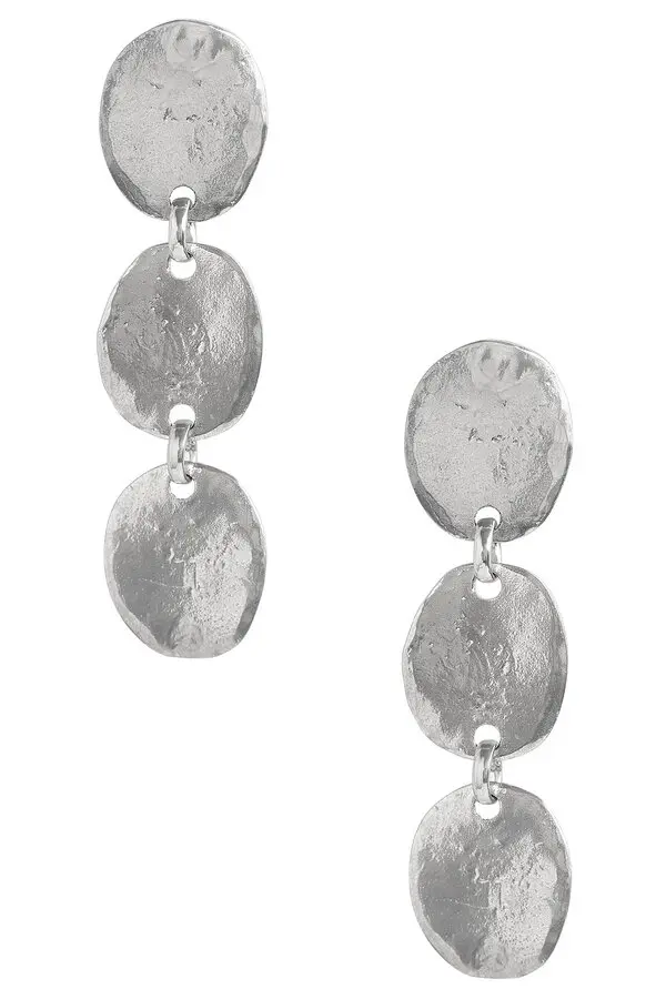 CORALI Kombu Trio Earrings - Silver
