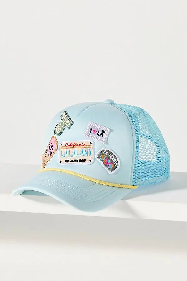 Anthropologie Travel Trucker Hat - L A