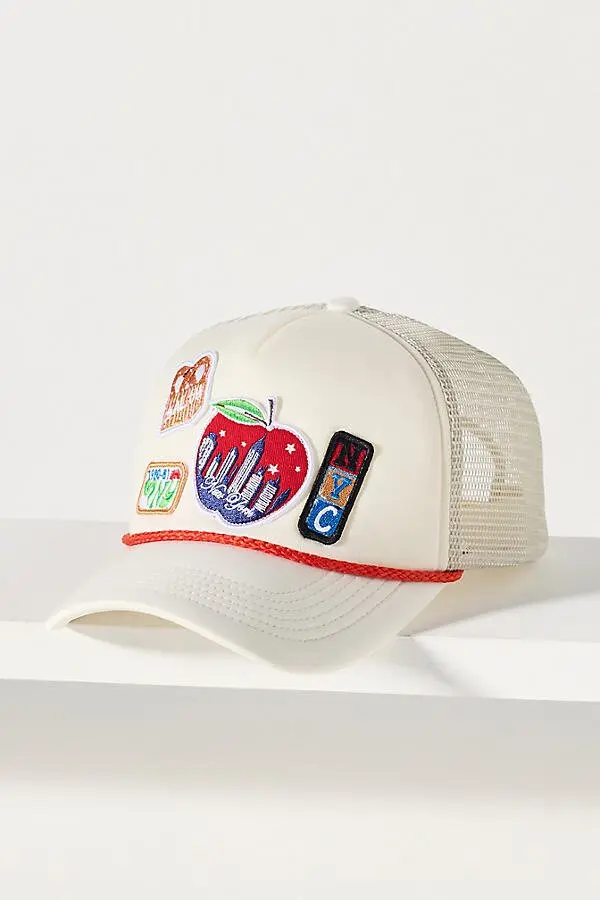 Anthropologie Travel Trucker Hat - N Y