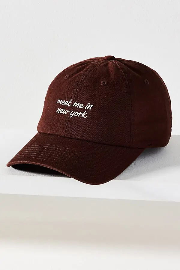 American Needle Embroidered Baseball Cap - Chocolate