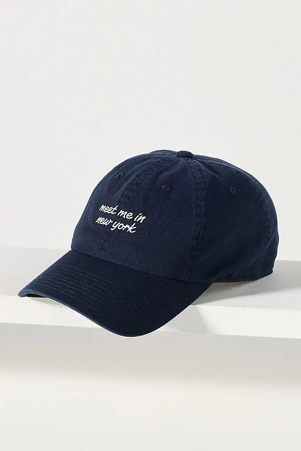 American Needle Embroidered Baseball Cap - Navy