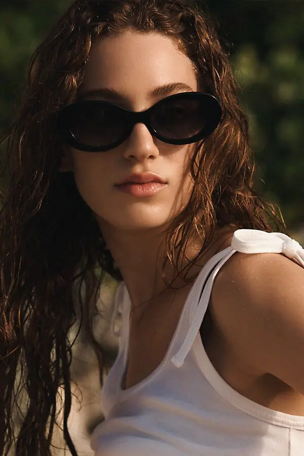 Varley Lambeth Oval Sunglasses - Black