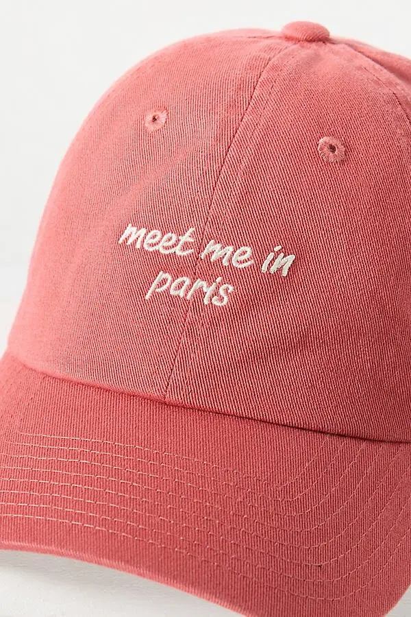 Anthropologie Paris Baseball Cap