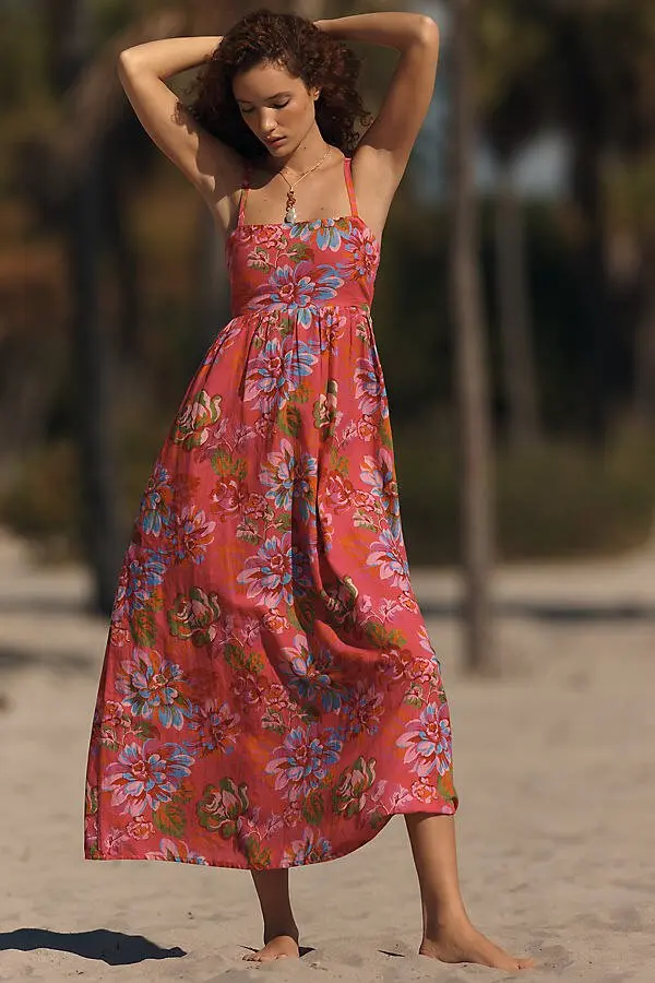 Beach Riot Rianne Midi Dress - Sugar Bloom
