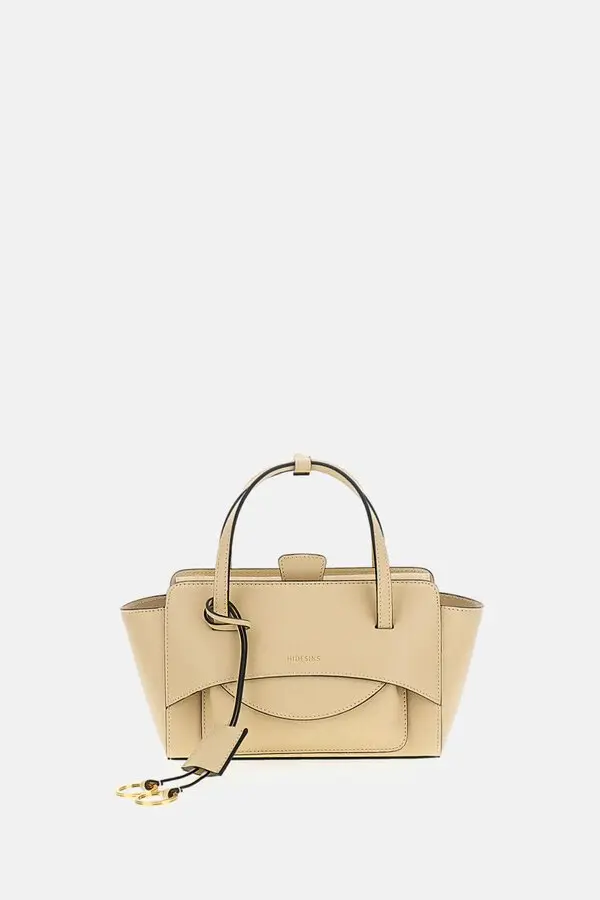 HIDESINS Small Flap Shoulder Bag - Beige