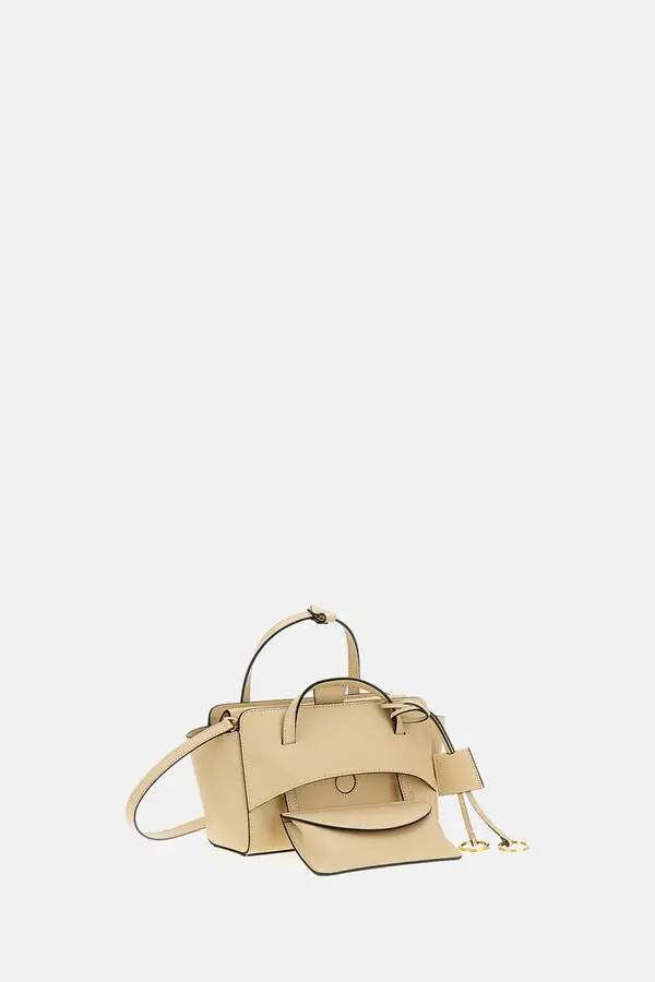 HIDESINS Small Flap Shoulder Bag - Beige