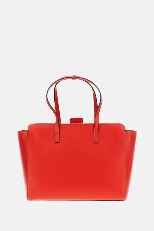 HIDESINS Large Flap Shoulder Bag - Red