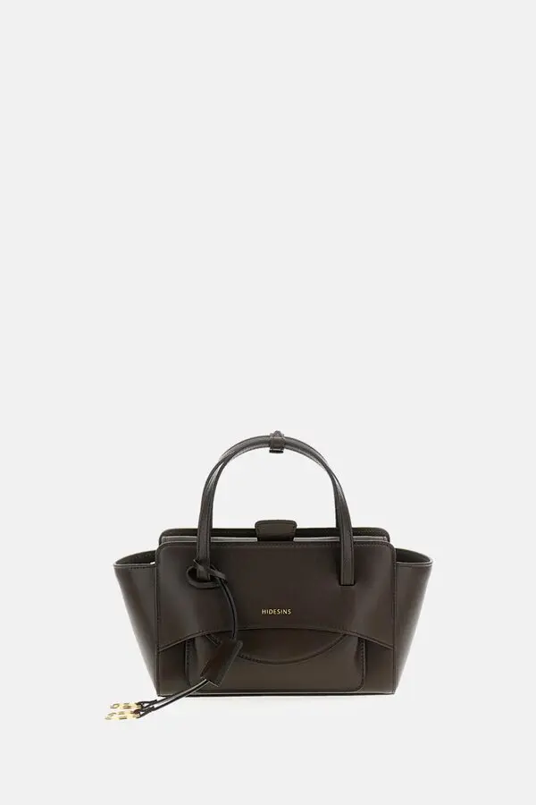 HIDESINS Leather Crossbody Bag With Integrated Handle Pocket