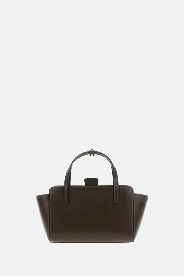 HIDESINS Leather Crossbody Bag With Integrated Handle Pocket