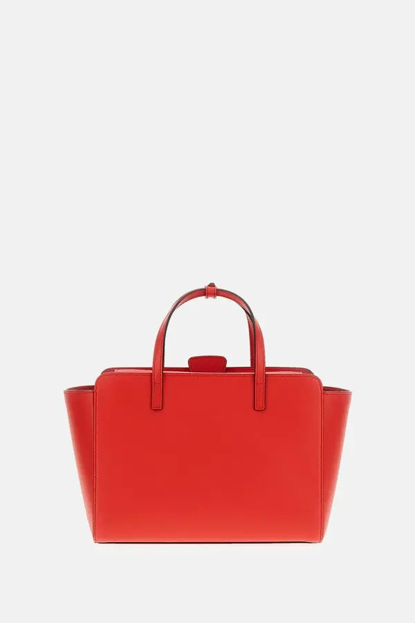 HIDESINS Flap Leather Shoulder Bag - Red