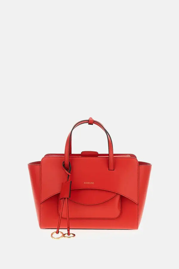 HIDESINS Flap Leather Shoulder Bag - Rosso