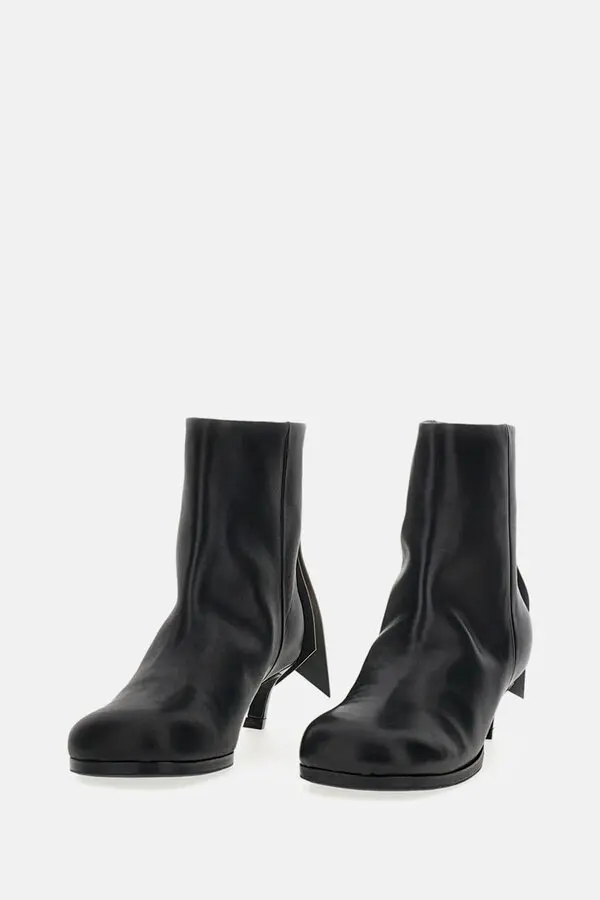 Sacai Leather Ankle Boot