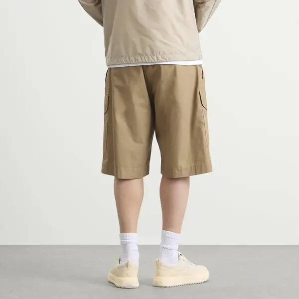 Moncler Drawstring Cargo Shorts - Tan