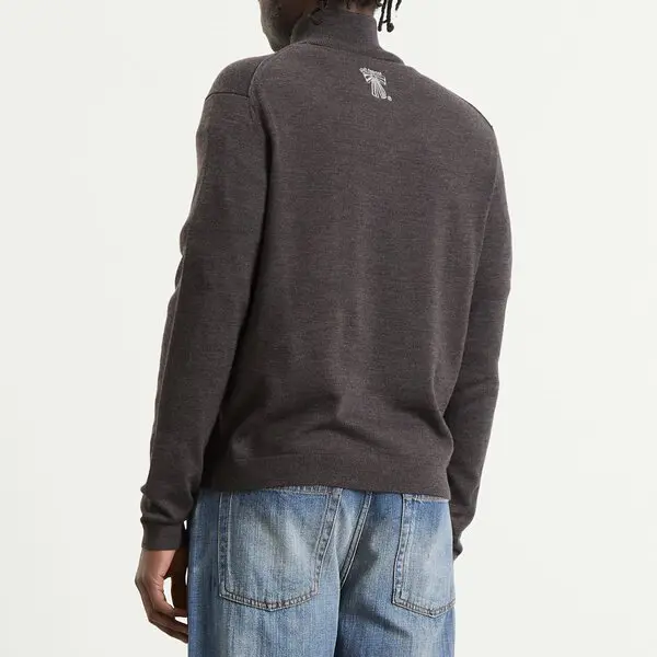Acne Studios Merino Wool Zip-through Knit