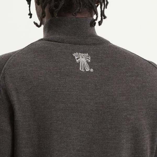 Acne Studios Merino Wool Zip-through Knit