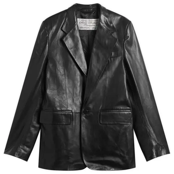 Acne Studios Leather Blazer