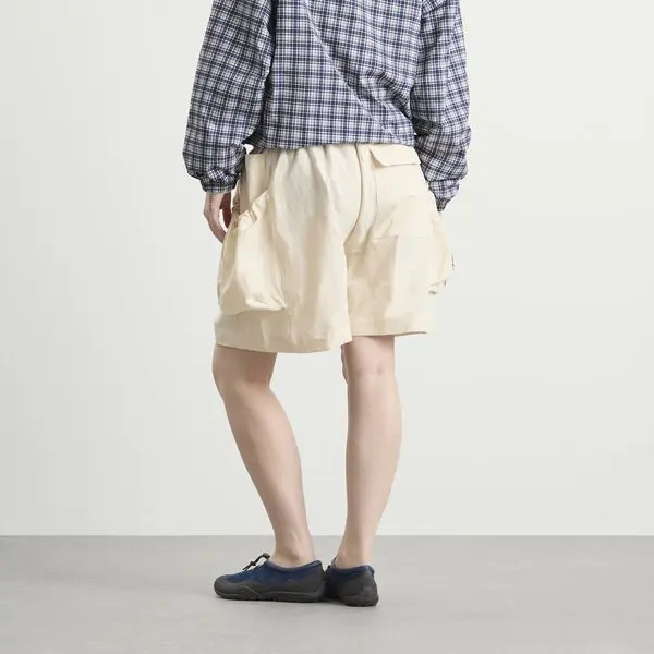 STORY MFG. Salt Shorts - Peace Patchwork