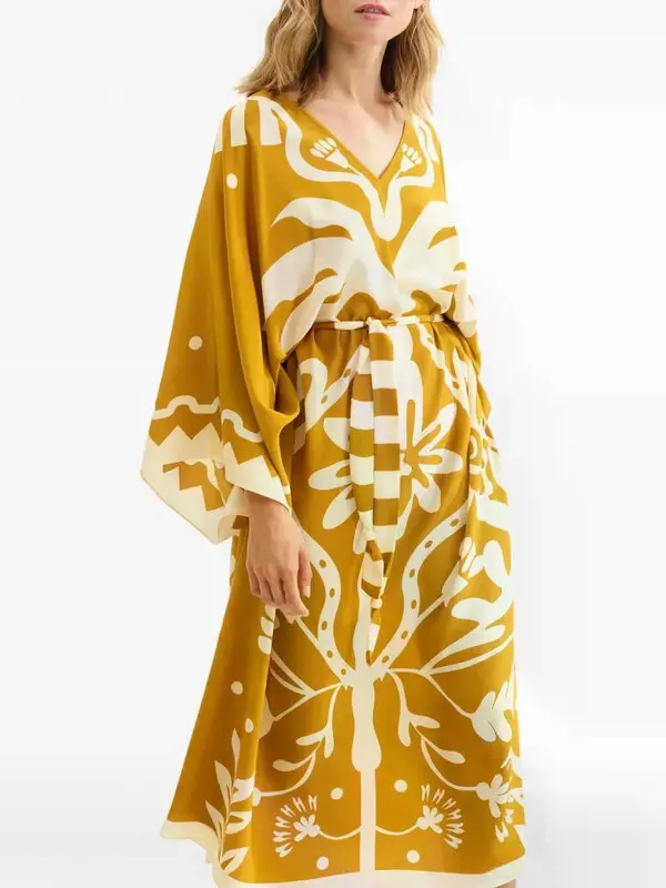 ERES Holi Kaftan Dress - Orange