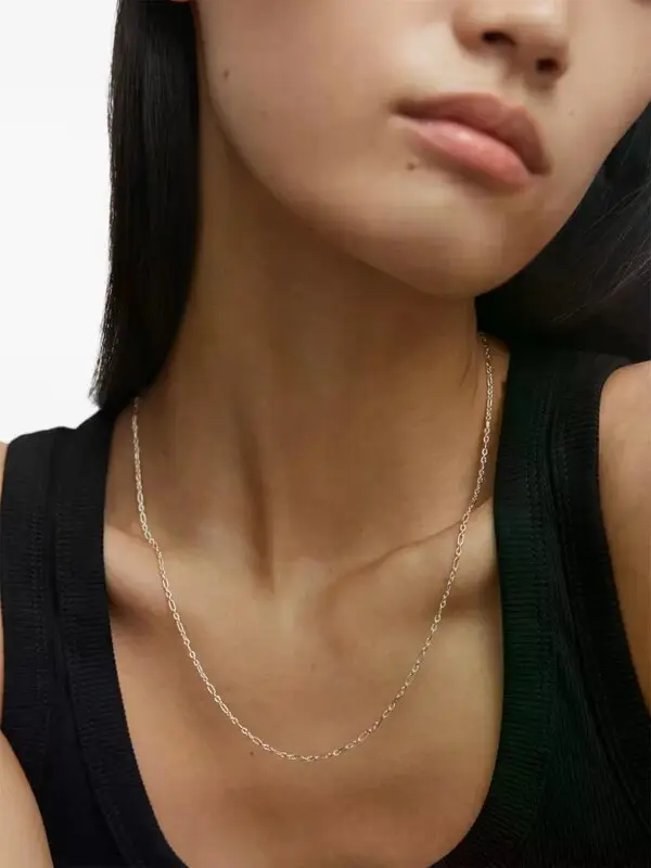Monica Vinader Textured-chain Necklace - Gold