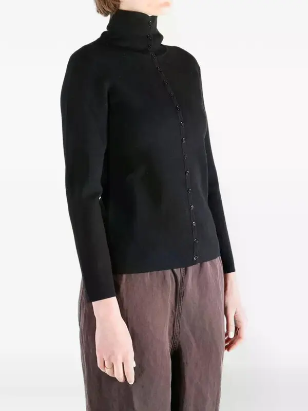 TOTEME Buttoned Roll-neck Cardigan