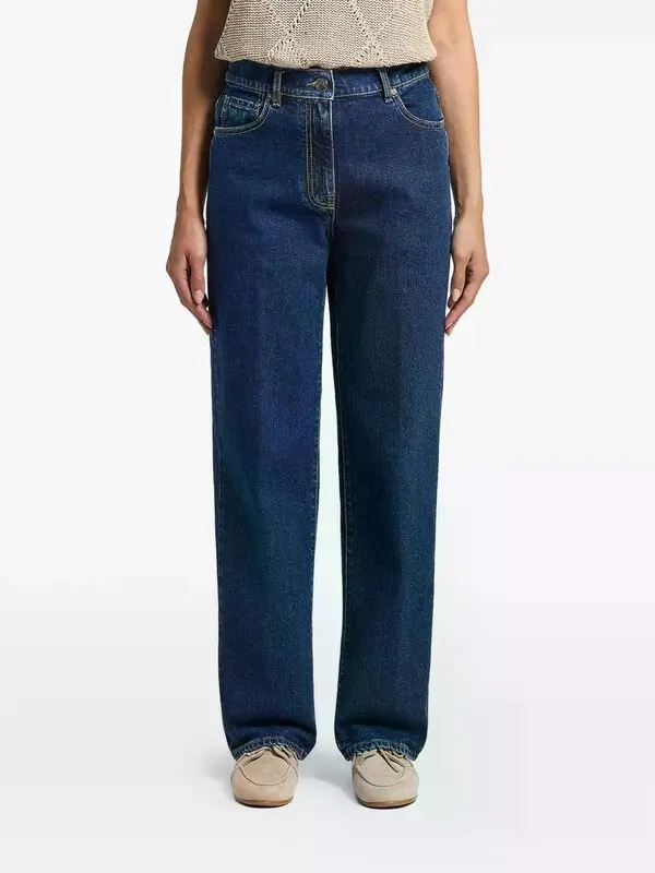 Peserico Five-pocket Straight Leg Jeans